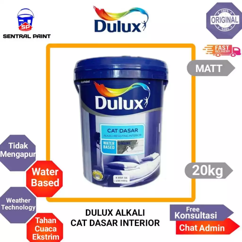 CAT DASAR DULUX ALKALI RESISTING INTERIOR