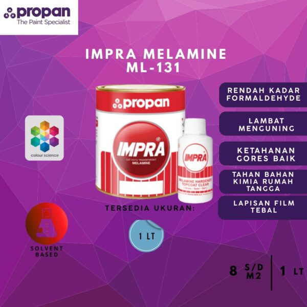 PROPAN Impra Melamine Lack ML-131 Clear | Finishing Kayu Low ...