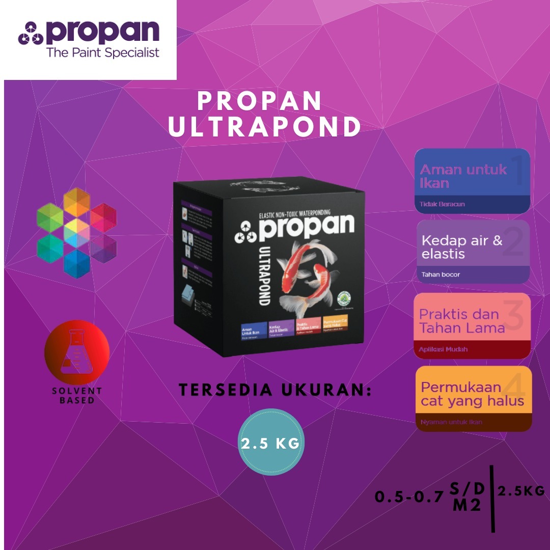 Propan Ultrapond | Pelapis Anti Bocor Kolam – Sentral Paint